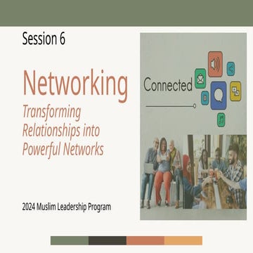 Networking Transforming Relationships into Powerful Networks | PPT