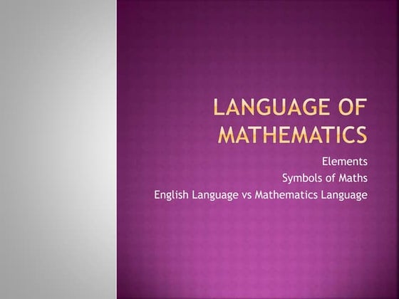 INTRODUCTION TO ALGEBRA | PPT