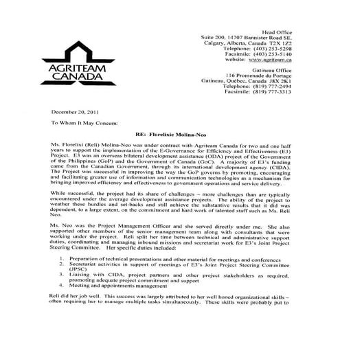 Recommendation Letter E3 | PDF