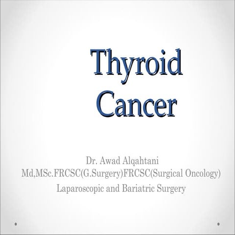 451 Thyroid Cancer Ppt Radiotherapy Oncology Ppt