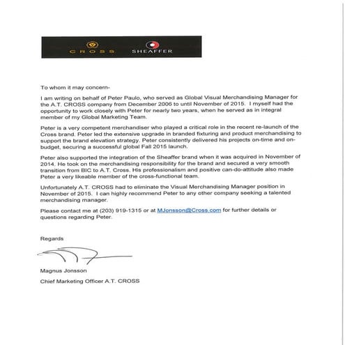 magnus referal letter | PDF