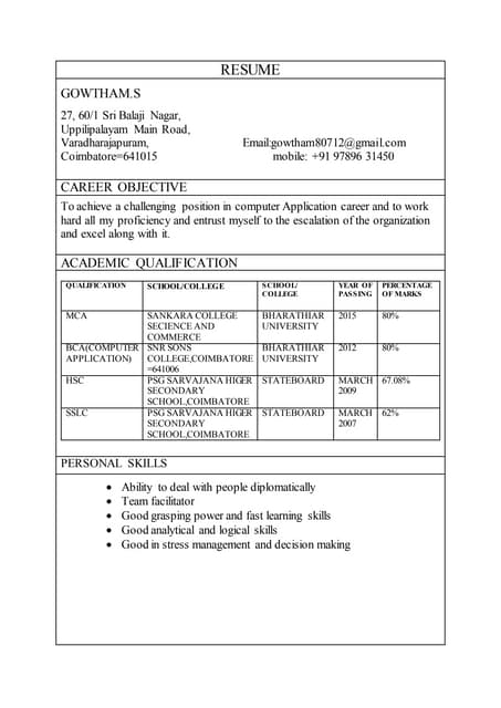 Ramniwas CV | DOCX | Programming Languages | Computing