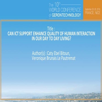 Dr Caty Ebel Bitoun, Md presentations