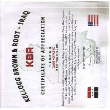 Certificate KBR Warehousman II (1)-1 | PDF