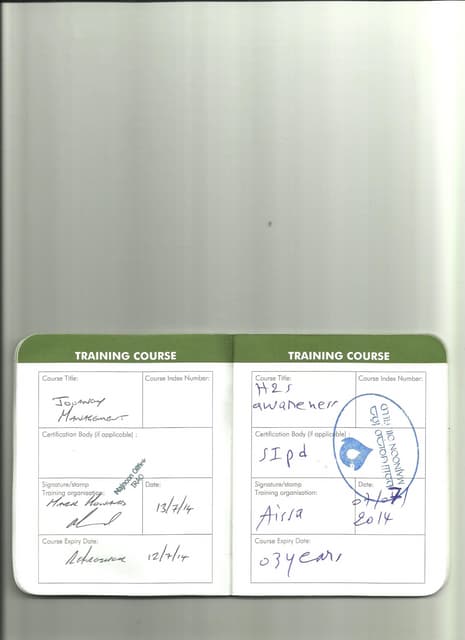 Shell Certificate | PDF