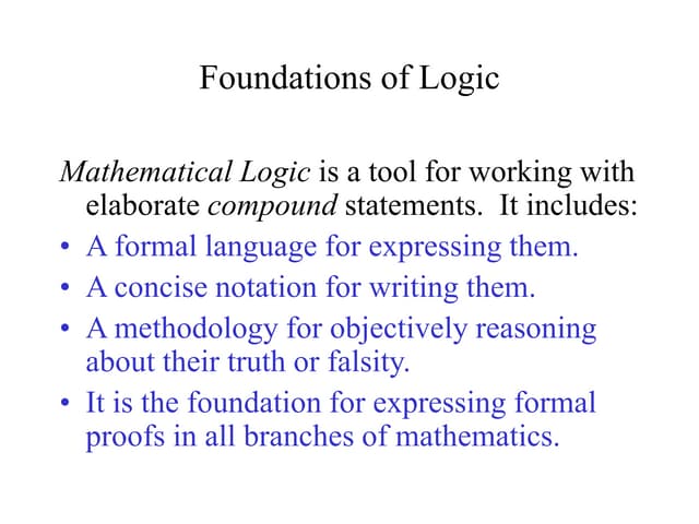 Syntax And Semantics Of Propositional Logic Ppt