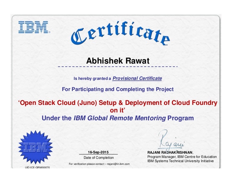 GRM Certificate_Abhishek R
