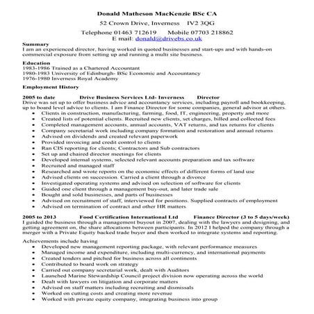 CV Donald MacKenzie June 2015 | DOC