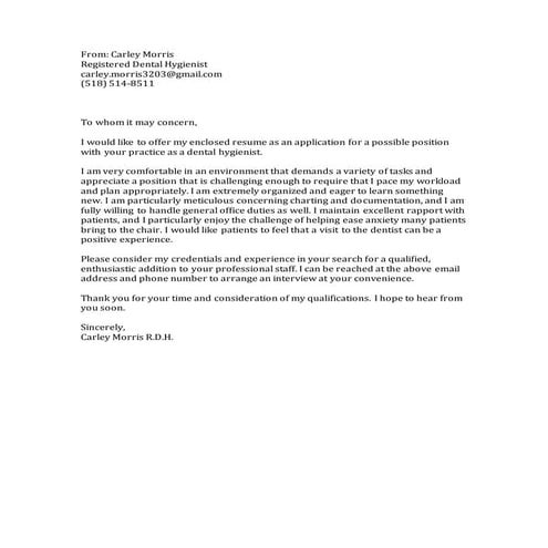 Carley Cover Letter | DOCX