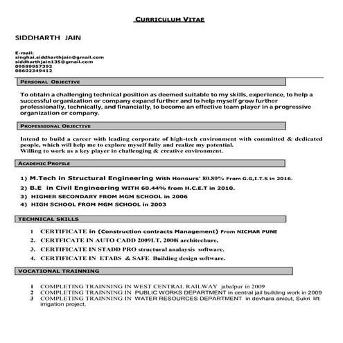 siddharth jain NEW Resume Folder | PDF
