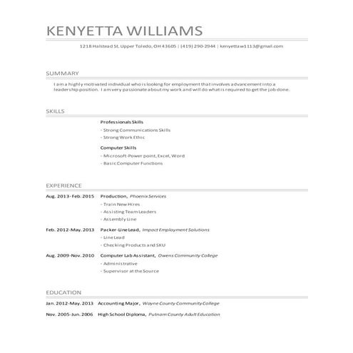Kenyetta Williams | DOCX