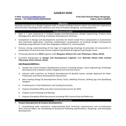 Gaurav_Resume | PDF