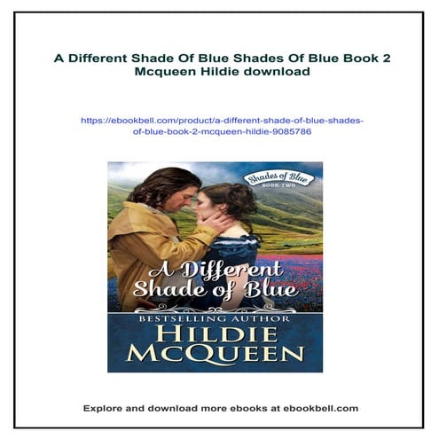 A Different Shade Of Blue Shades Of Blue Book 2 Mcqueen Hildie | PDF