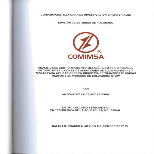 Control de calidad en metales y aleaciones | PDF