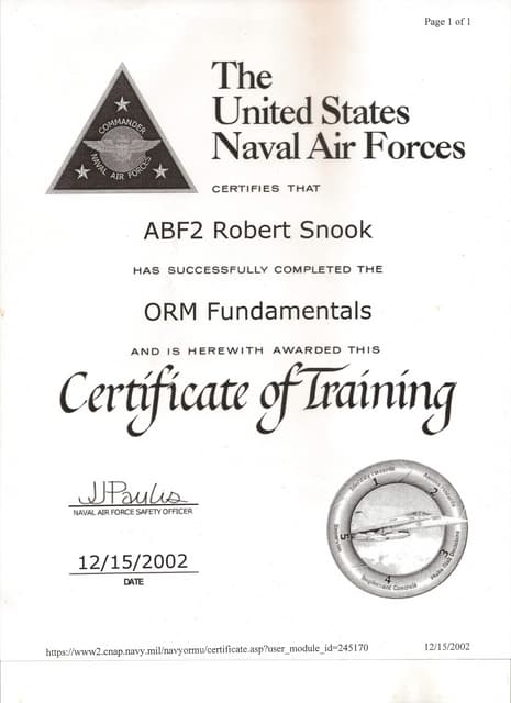 USN Gas Free Engineer | PDF