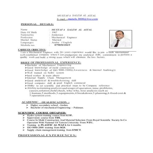 Ahmed Farouk CV - June 2016 | DOC