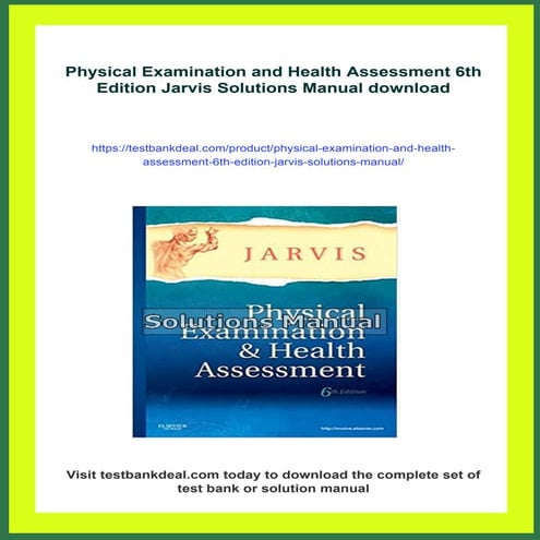 Physical assessment equipment | PPTX