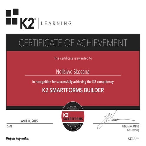 K2 smartforms Builder | PDF
