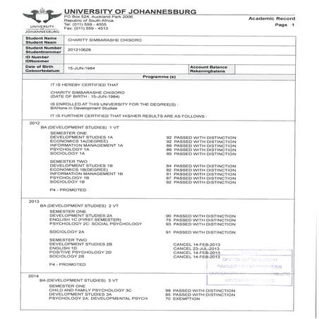 academic record | PDF