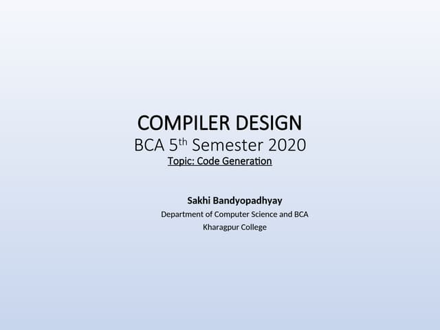 456589.-Compiler-Design-Code-Generation (1).ppt 456589.-Compiler-Design-Code-Generation (1).ppt