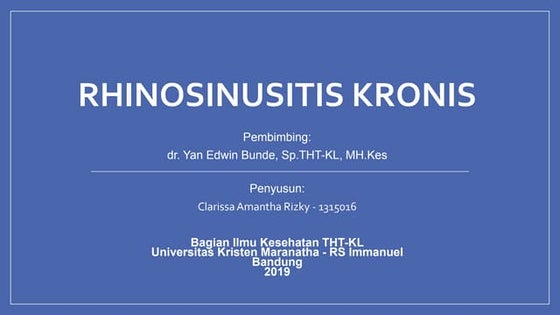 rhinosinusitis definition EPOS 2020 | DOCX