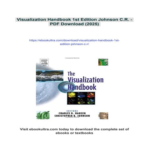 Visualization Handbook 1st Edition Johnson C.R. | PDF