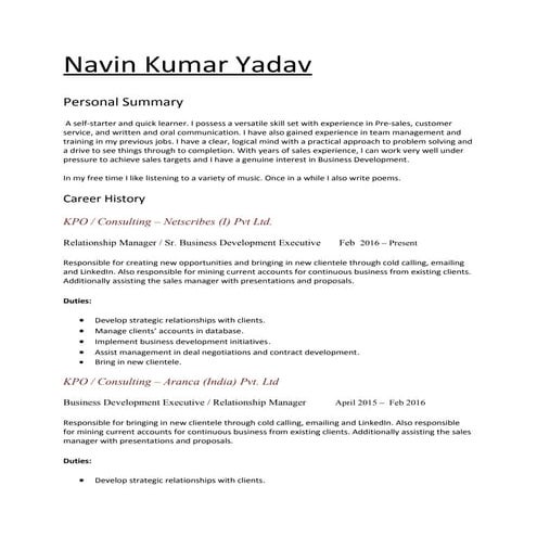 Bhavani Resume(1) | DOC