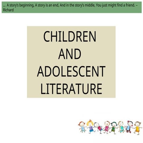 Children s-Literature-for university .ppt