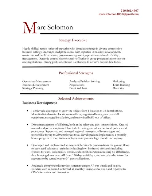 Job Description - Chief Executive Officer - Hospital | PDF