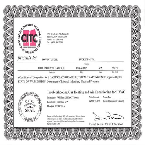 CITC_TrainingCertificates_07232016 | PPT