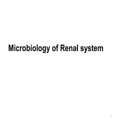 microbiology urinary tract infections ppt. | PDF