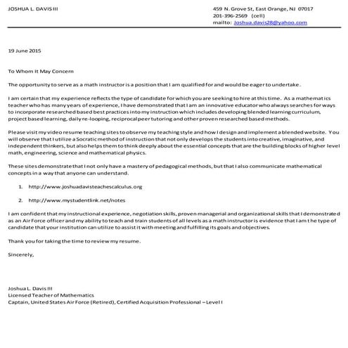 Joshua-Davis-Resume-and-cover-letter | DOCX