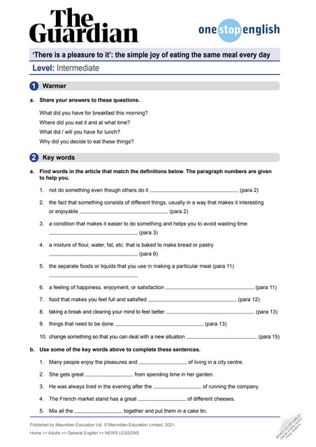 Unit 3 vocabulary practice | PDF