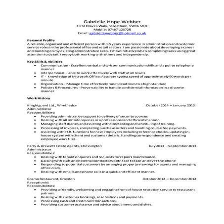 Tanya Beth cotter Latest CV 2016 | DOCX