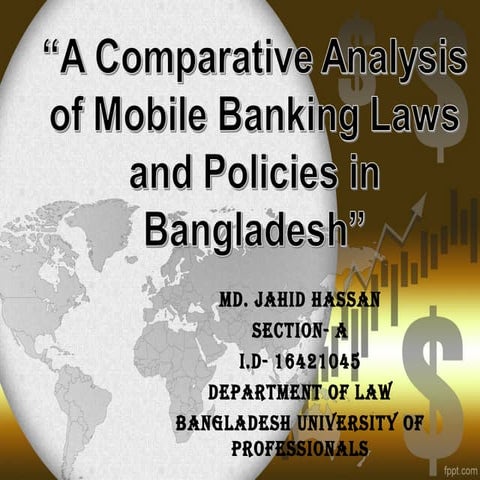45 a comperative analysis of mobile banking laws and policies | PPT