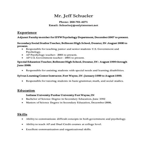 Jeff Resume (updated) | DOCX