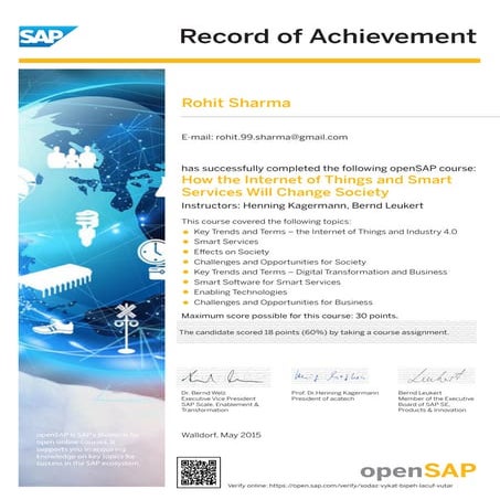 iot1-RecordOfAchievement | PDF