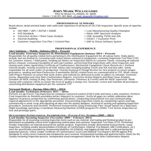 John Mark Willoughby Resume | PDF