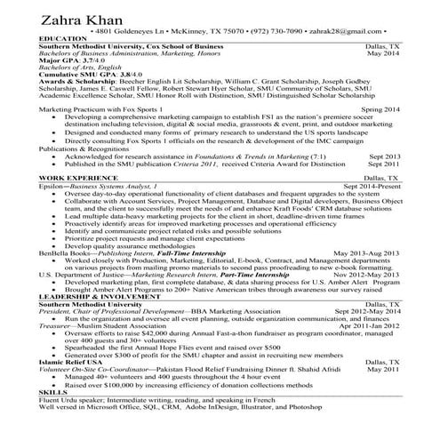 Marketing Resume | PDF