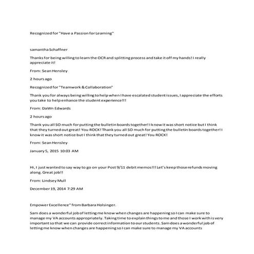 Recognized for epic | DOCX | IT and Internet Support | Internet