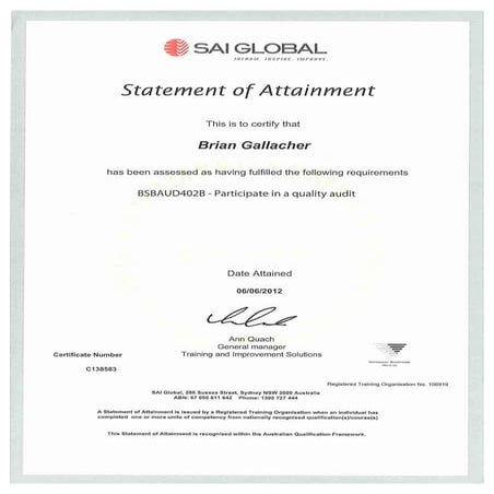 BrianG_Internal Auditing Quality | PDF