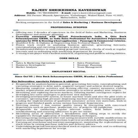 resume_rajeev.kaveeshwar@gmail.com_1 | PDF