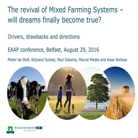 The revival of Mixed Farming Systems – will | PPT