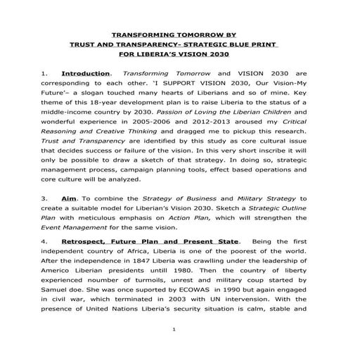 VISION 2030[1] | PDF