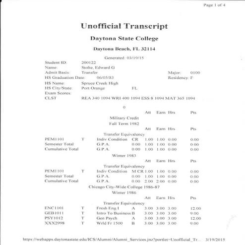 EGS DBCC transcript | PDF