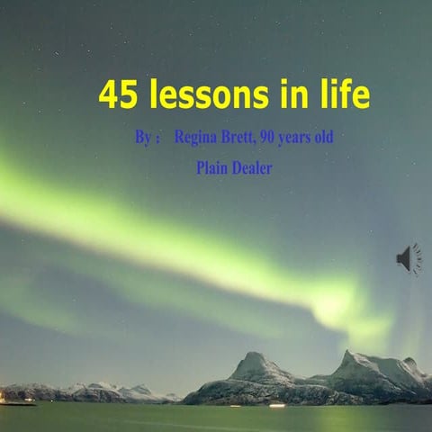 45 lessons in life | PPS
