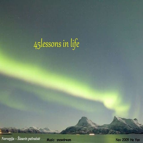 45-lessons in Life | PPS