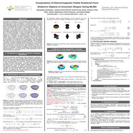 Computation of Electromagnetic Fields Scattered from Dielectric Objects of Uncertain Shapes ...