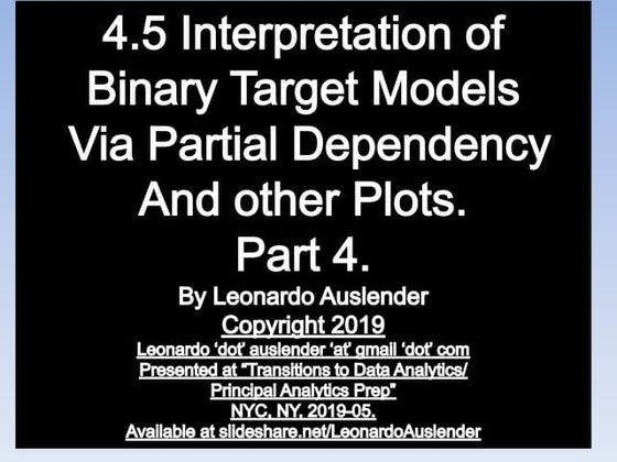 Interpretability In Ml And Sparse Linear Regression Ppt