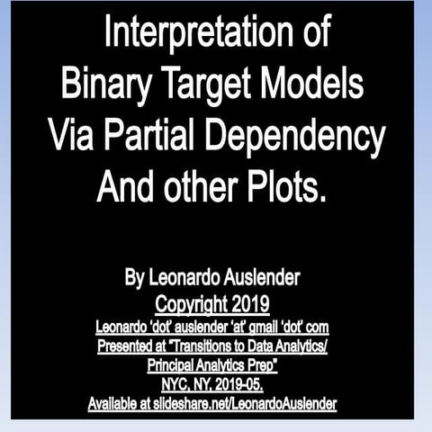 Visual Tools for explaining Machine Learning Models | PPT